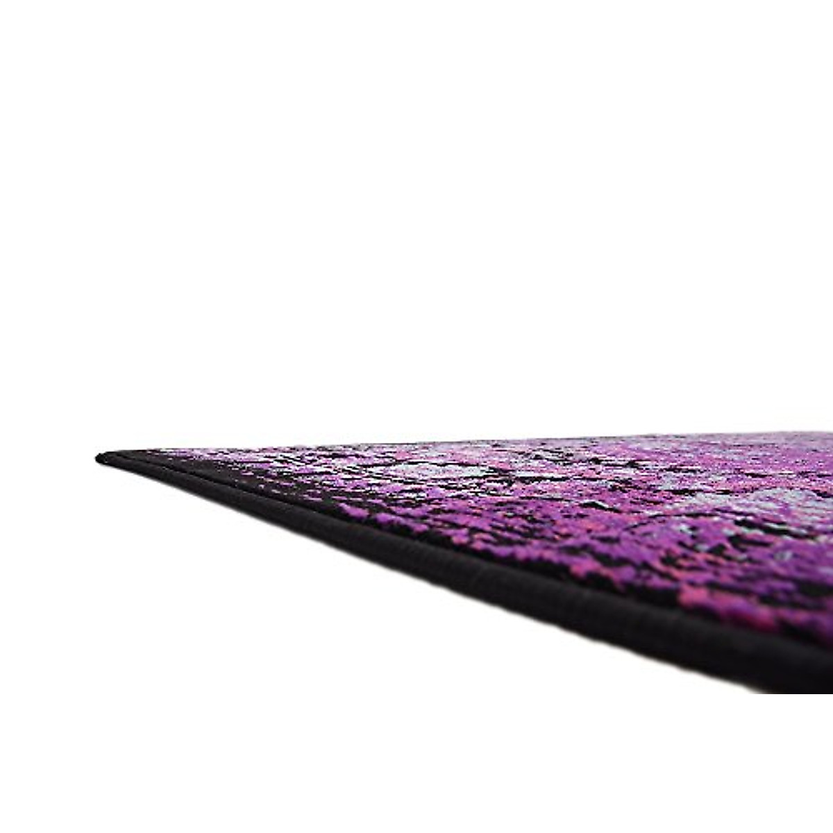 Unique Loom Imperial Collection Paisley, Distressed, Border, Vintage, Modern, Abstract Area Rug, 8 ft x 11 ft 6 in, Lilac/Black