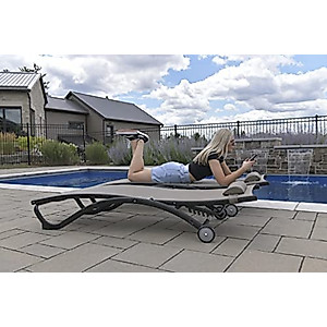 Vivere GLEL2-GR Loungers, Granite