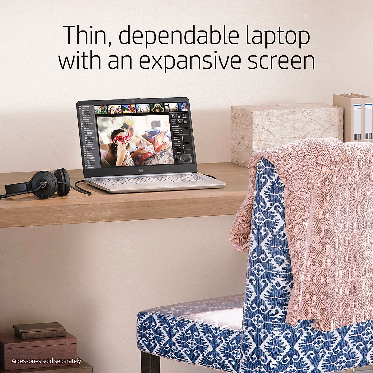 HP Premium Laptop (2021 Latest Model), 14" HD Touchscreen, AMD Athlon Processor, 8GB RAM, 320GB SSD, Long Battery Life, Online Conferencing, Natural Silver, Win 10 with 1 Year of Microsoft 365