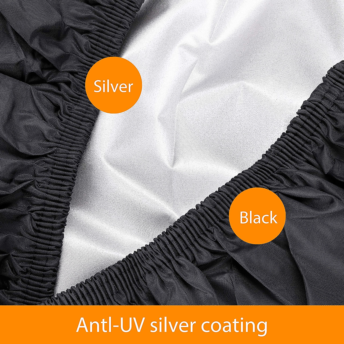 nomiou Mobility Scooter Cover Heavy Duty Black Protects from Snow Rain Dust and Sun