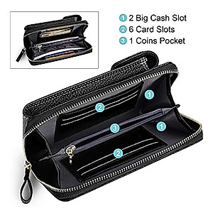 Valentoria Womens Crossbody Bag Cell phone Wallet Small Shoulder Purse Leather Card Handbag