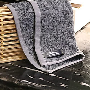 JEFFSUN Bamboo Wash Cloths, Makeup Remover Facial Cleansing Cloths, Super Soft and Gentle Face Towel for Delicate Sensitive Skin, Baby Washcloths (10X10 inch - Pack of 6)