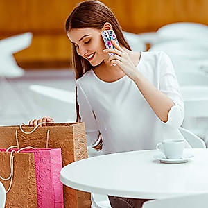 ICEDIO iPhone 11 Case with Screen Protector,Clear with Cute Colorful Blooming Floral Flower Patterns for Girls Women,Slim Fit TPU Cover Protective Phone Case for Apple iPhone 11 6.1 inch