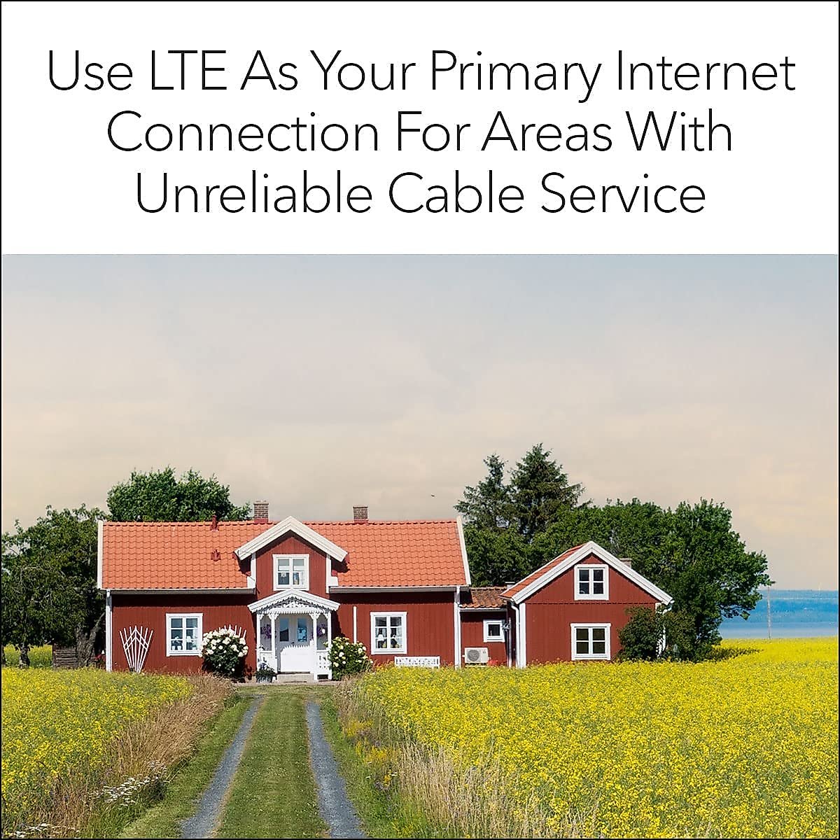 New Version NETGEAR 4G LTE Broadband Modem (LM1300) – Use LTE as a Primary Internet Connection or Failover Solution for Always-On WiFi, Certified with AT&T, T-Mobile, & Verizon (1Pack)