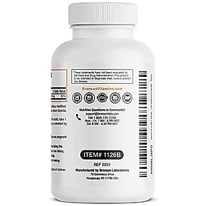 Bronson Vitamin K2 as MK-7 Menaquinone 100 mcg Non-GMO, 120 Capsules