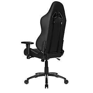 AKRacing Core Series SX Gaming Chair with High Backrest, Recliner, Swivel, Tilt, Rocker and Seat Height Adjustment Mechanisms with 5/10 Warranty - Black