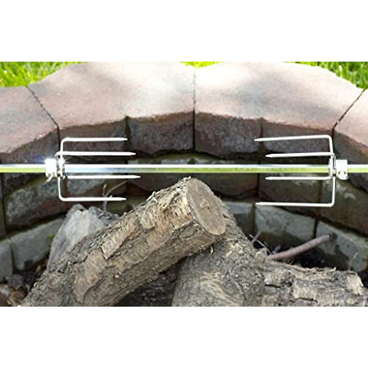 Campfire Rotisserie for Outdoor Grilling & Fire Pits