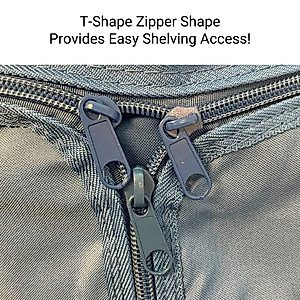 Formosa Covers | Storage Shelving Unit Cover for Metal Wire Utility Racks in Garage, Home, Kitchen, Medical or Office Organization (48" W x 18" D x 72" H)