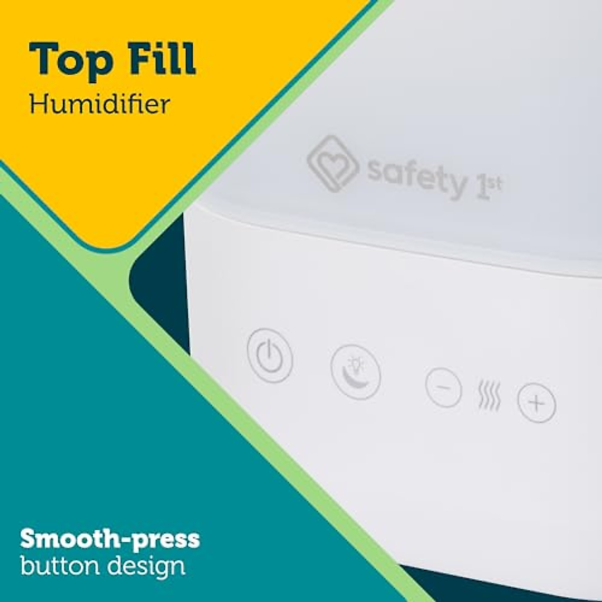 Safety 1st Comforting Cool-Mist Top-Fill Humidifier, White