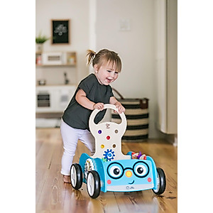 Baby Einstein Discovery Buggy Wooden Activity Walker & Wagon, Ages 12 Months +