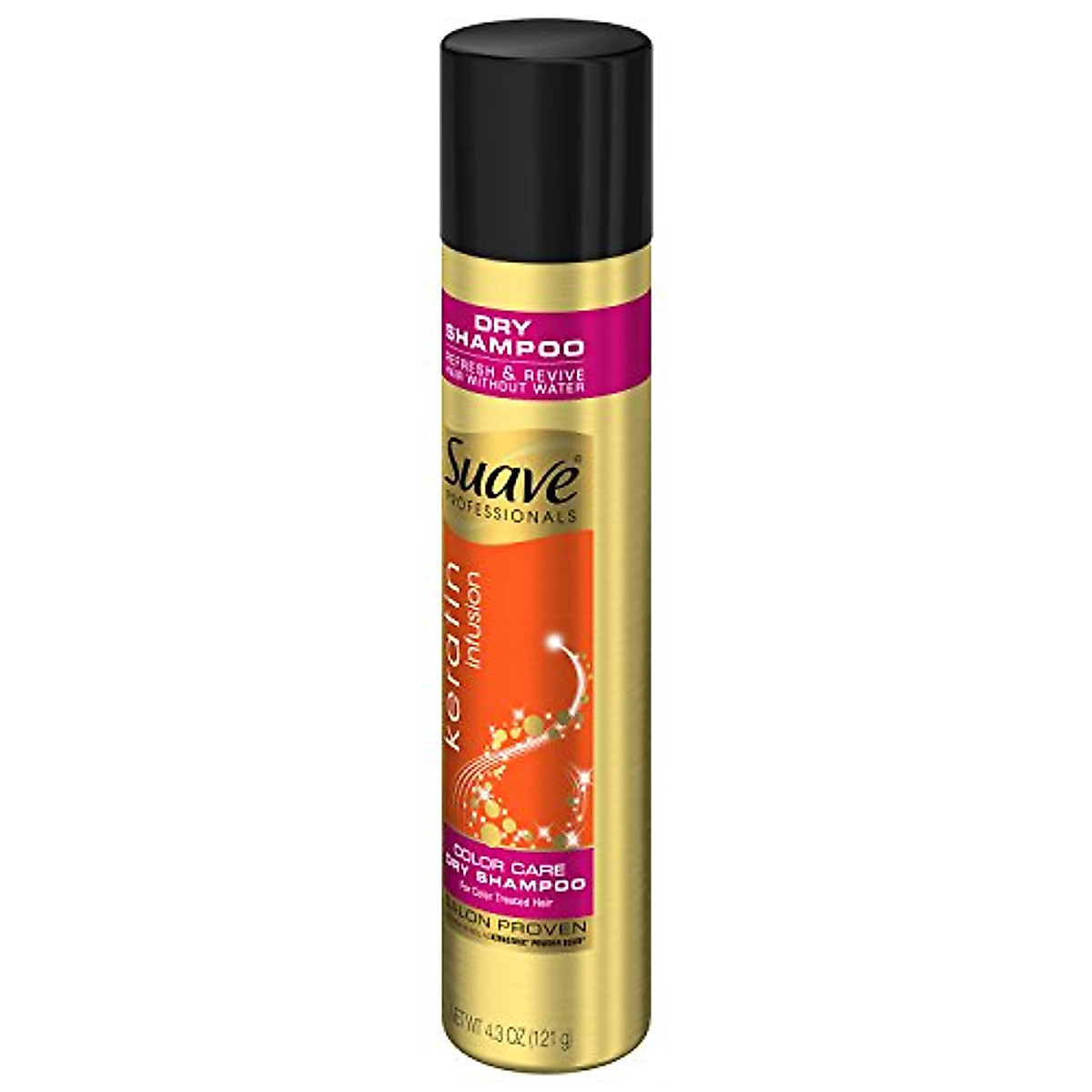 Suave Professionals Color Care Dry Shampoo, Keratin Infusion, 4.3 oz