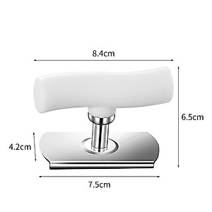 Jar Opener For Weak Hands, Adjustable Effortless Arthritis Jar Opener For Seniors, Stainless Steel Twist Lid Opener Kitchen Accessories Opener, Bottle Opener For Arthritic Hands(Bend White)
