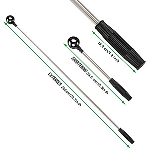 CZGRFE Golf Ball Retriever, Stainless Golf Ball Retriever Telescopic with Golf Ball Grabber for Putter, Golf Accessories, Gifts for Golfer