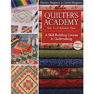 Quilter's Academy Vol. 1 - Freshman Year: A Skill-Building Course in Quiltmaking