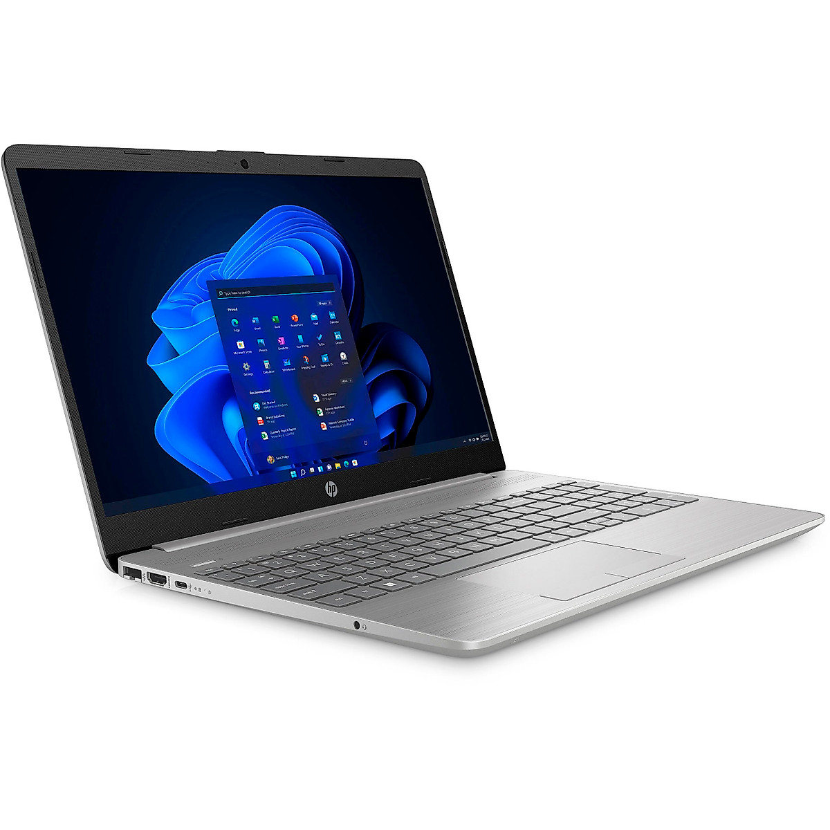 HP 15 Business Laptop Computer, 15.6" FHD, Intel Core i5-1135G7 CPU (Beat i7-1065G7), 8GB DDR4 RAM, 512GB PCIe SSD, Intel Iris Xe Graphics, WiFi, Bluetooth 5, Natural Silver, Windows 11 Pro, Tichange