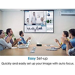 Optoma Portable LED Projector | 1000 lumens with Auto Focus | ML1050ST+