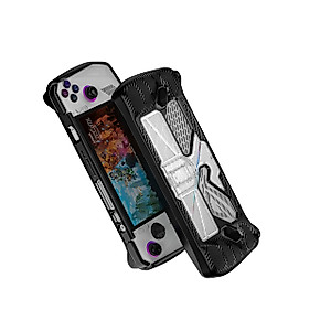 Yebowe Protective Case for ASUS Rog Ally 2023, Full Body Shockproof Protector Case Cover with Stand Non-Slip Handheld Game Console Skin for Rog Ally Accessories