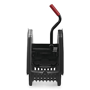 Rubbermaid Commercial WaveBrake 2.0 Down-Press Wringer for Mop Bucket, Black, Heavy Duty Mopping/Cleaning for Professional/Janitorial Use