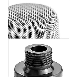QWORK Airless Paint Sprayer Inlet Strainer, 2 Pcs 3/4 Inch Replacement Inlet Strainer Screen for Airless Paint Spray Gun