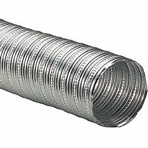 Simpson Dura-Vent 2" X 10' Aluminum Flex Pipe for Pellet Stove Fresh Air Intake (1)