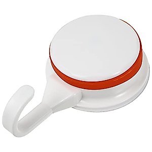 Housoutil Wall Mounted Hooks Suction Hooks Vacuum Suction Cup Hooks Heavy Duty Shower Hooks Suction Hanger Removable Wall Hook for Bathroom Kitchen Towel Robe Loofah White Heavy Duty Hooks
