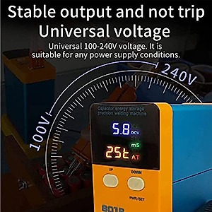 CHUNTIANMEI Industrial Energy Storage Battery Welding Machine,801B Battery Spot Welder,with Spot Welder Pen,11.6Kw Pulse Spot Welder,Portable Precision Battery Welding Equipment