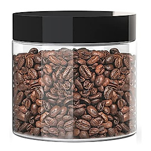 MABUA 6 oz Plastic Containers with Lids 30 Pack BPA Free, Clear Empty Refillable Round Sugar Scrub small Plastic Jars with Lids for Cosmetics, Lotions, Body Butters, Liquid Slime & Beauty Product