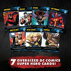 DC Deck-Building Game: Heroes Unite- Play as Hawkman, Nightwing,and Bat Girl from the DC Multiverse- Super Hero Board Game- For 2 to 5 Players - Ages 15+