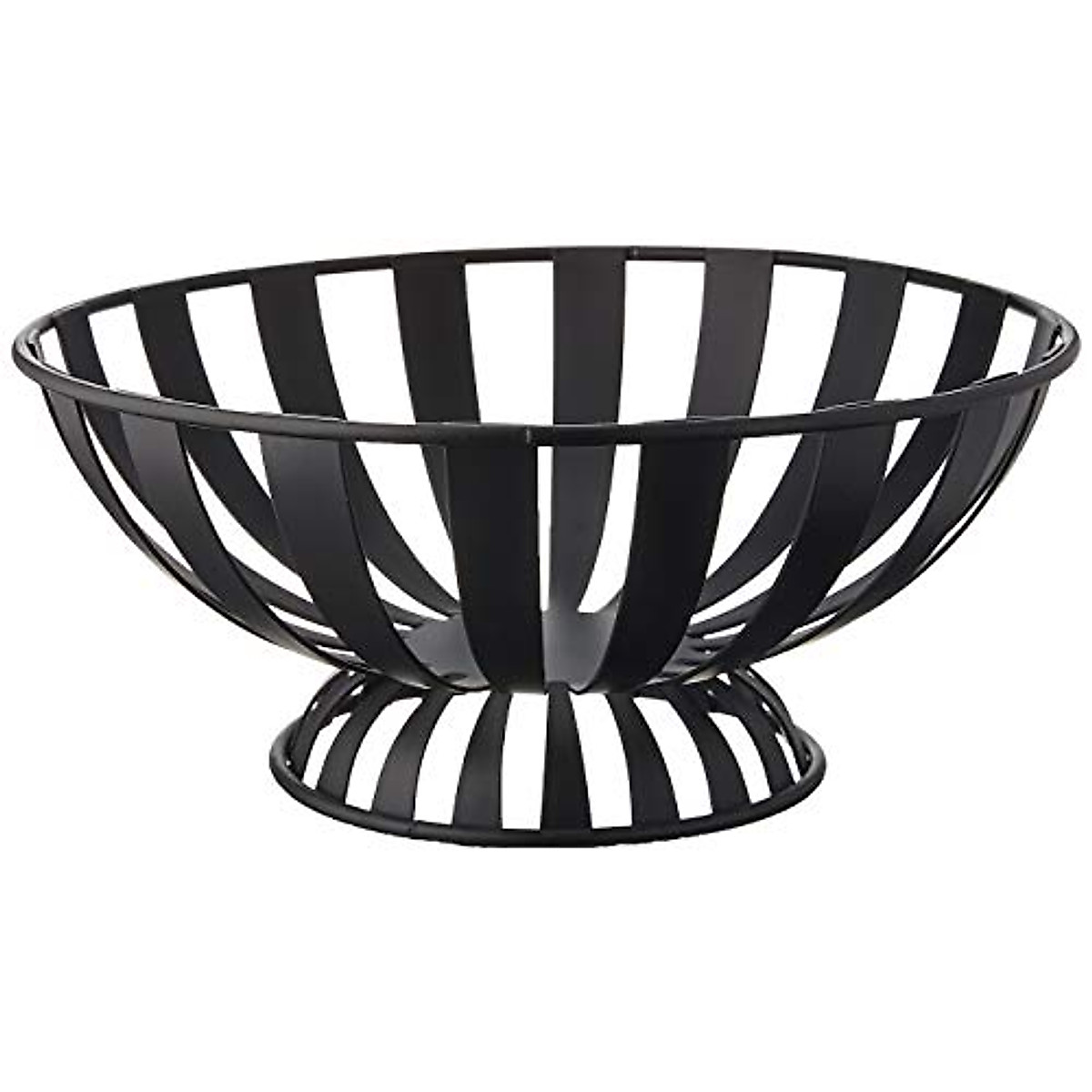 Spectrum Diversified Stripe Fruit Bowl, 1 EA, Black