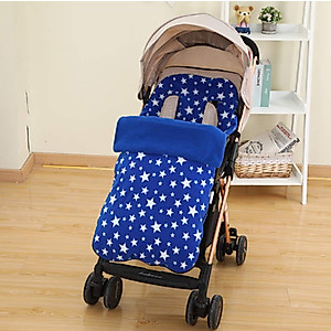 Universal Baby Stroller Footmuff Newborns Winter Warm Bunting Bags Cosy Pushchairs Buggy Infant Thermal Sleeping Bag Stroller Cover Blanket