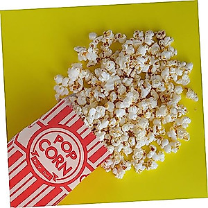 ULTECHNOVO 100pcs Popcorn Popcorn Packaging Bag Sweets Snacks Mini Gift Box Paper Food Trays Snacks Holders Container Popcorn Treat Boxes Popcorn Holders Cups Individual Popcorn Bags Portable