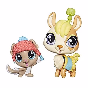 Littlest Pet Shop Pet Pawsabilities Yaya Peru and Softly Knox Doll