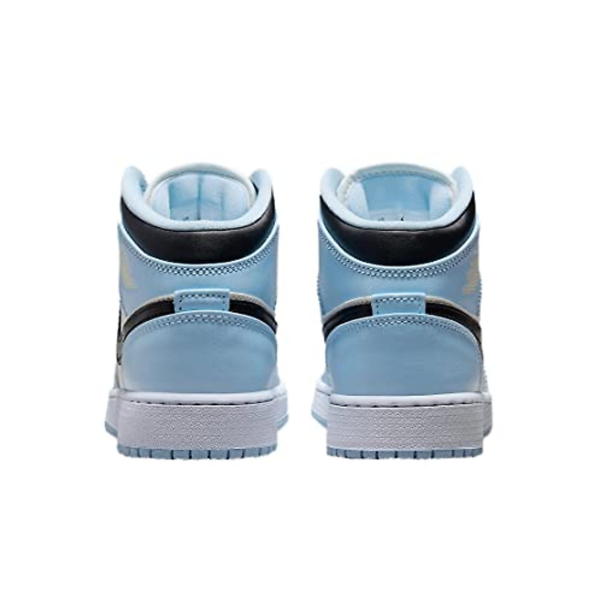 Nike Kids Air Jordan 1 Retro High OG GS Basketball Shoe, Ice Blue/Black Sail-white, 7 Big Kid
