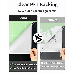 Black Permanent Vinyl - 15 Sheets Glossy Black Adhesive Vinyl 12"x11.8", Black Vinyl for Cricut Permanent Adhesive Vinyl Sheets for Home Decor Car Decal, Glossy & Waterproof Vinyl Paper for Cricut