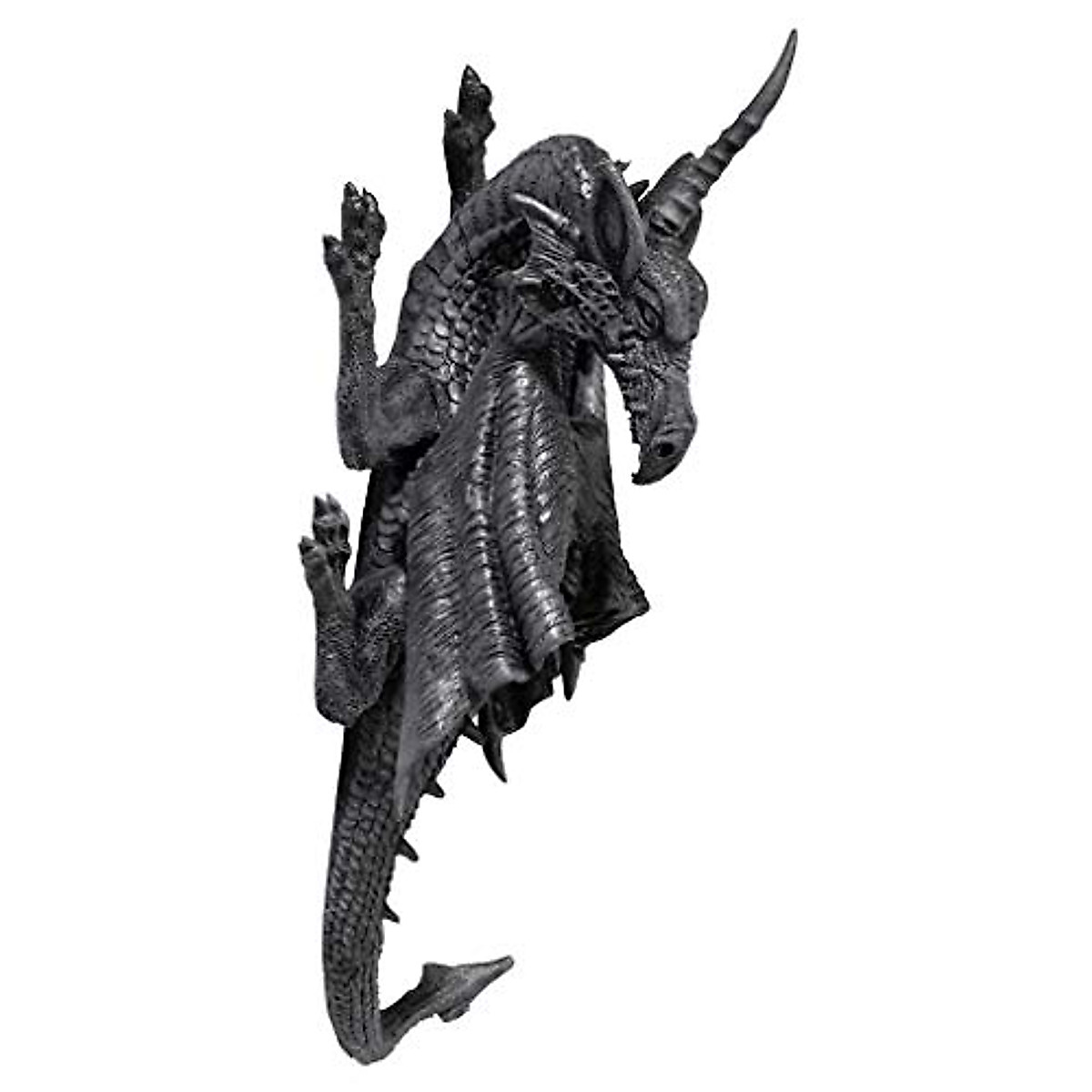 Design Toscano Horned Dragon of Devonshire Wall Sculpture 13 Inch, Single