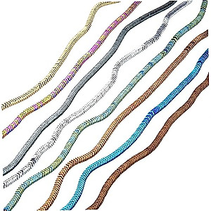 COHEALI Blue Vase 160 Pcs Decorative Beads Gemstone Beads Bracelet Kit Beads Loose Bead Pendant Wedding Table V-Shape Beads Jewelry Making Bead Colored Stone Beads Blue