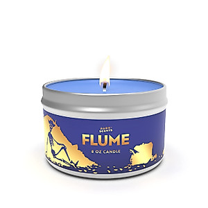 Park Scents Flume Candle - Inspired by The Atmosphere of The Pirates of The Caribbean Ride - Handmade in The USA, Vegan, and Cruelty-Free | 8 oz. Tin