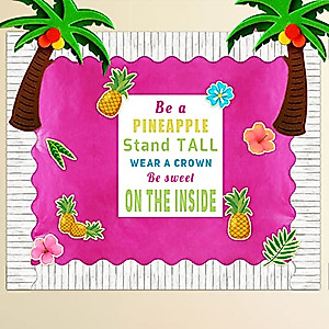 White Wood Scalloped Bulletin Board Border Trim for Classroom School Decoration Teacher Students Supply for Chalkboard Whiteboard 52 ft