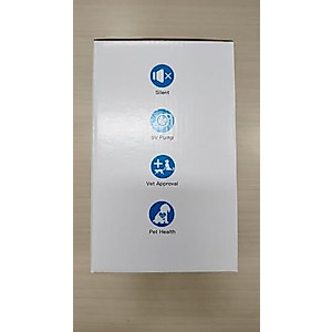 UIOOQ Cat Water Fountain, Pet Waterer Fountain with Ultra Silent Pump, Activated Carbon Filter Keep Water Fresh, 2.2L Capacity, Faucet Design, Anti Sputtering, Suit for All Kinds of Cat