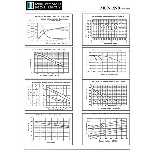 Mighty Max Battery 12V 9AH SLA Battery Replacement for Prostar 6PS0070H Brand Product