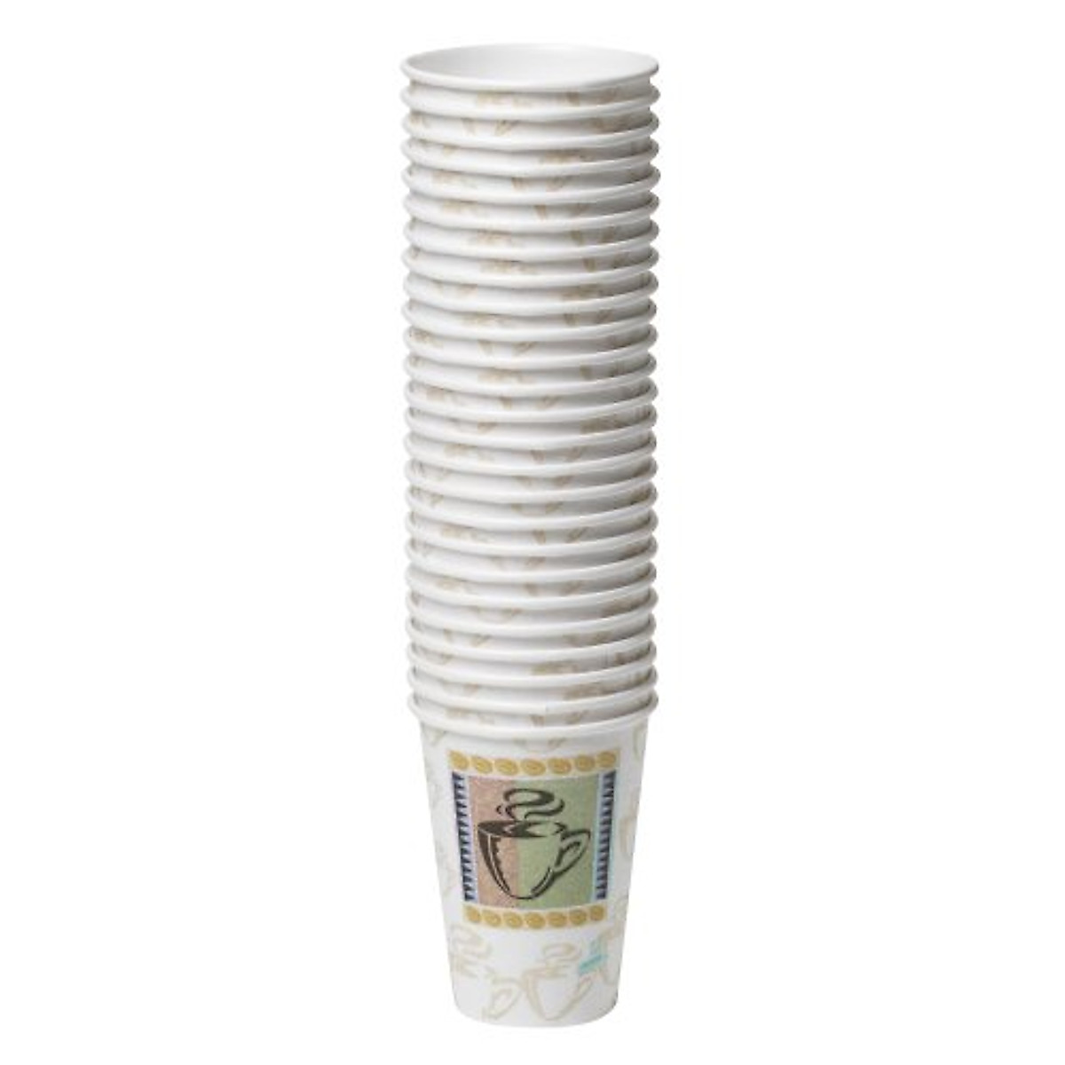 Georgia-Pacific PerfecTouch 5342DX WiseSize Coffee Dreams Insulated Paper Cup, 12oz Capacity (Case of 20 Sleeves, 25 per Sleeve)