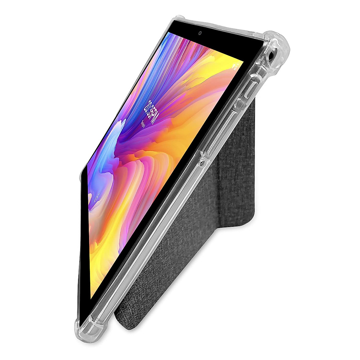 FEONAL K116/K118 Leather Protective Case for 10/10.1 Inch Tablet, Tablet 10 Inch Drop-Proof Protective Case- Grey