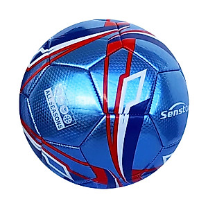 Senston Soccer Ball Size 5 for Kids and Adult Training Ball Official Match Football Balls with Pump