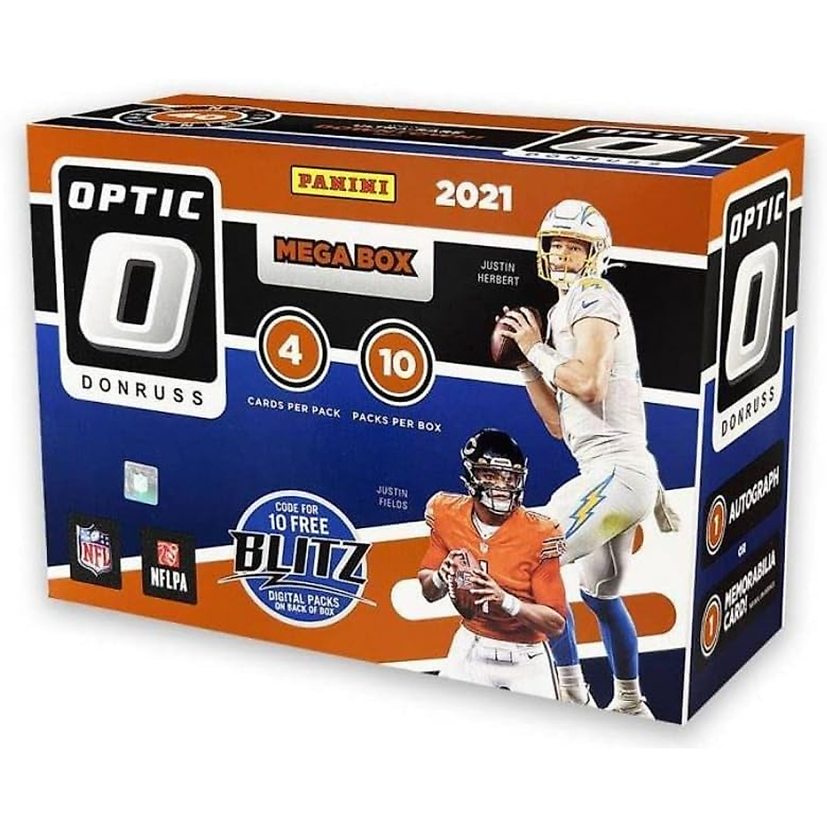 2021 Panini NFL Donruss Optic Football Mega Box - 1 Autograph or Memorabilia Card