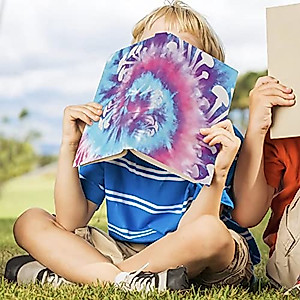 Flashideas Purple Mushroom Text Book Cover for Schoolbooks Extra Large Book Cover for Home Office School Reusing Book Covers Book Dust Jacket Covers for Workers Primary Schools