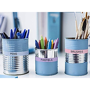 Replacement for Brother P Touch Tz Tape 12mm 0.47 Laminated Tape for Ptouch PT-D210 PT-D400 PT-H110 PT-D200 PT-D600, Black on White/Pink/Purple/Blue/Lemon/Mint, 6-Pack