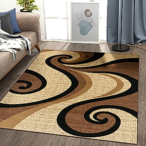 LUXE WEAVERS Avalon 0327 Beige 5x8 Area Rug