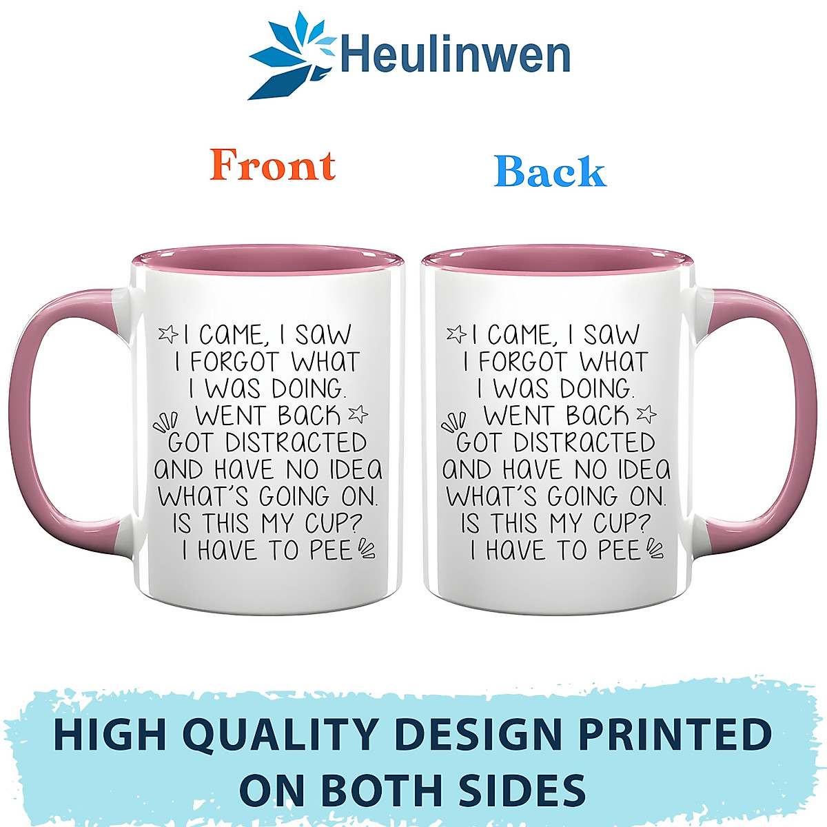 Funny Senior Citizen I Came I Saw I Forgot Mug 11oz - Sarcastic Gift For Old People, Mom, Grandma - Mothers Day, Birthday, Retirement, Christmas Gift For Elderly - Lightweight Coffee Mugs For Elderly