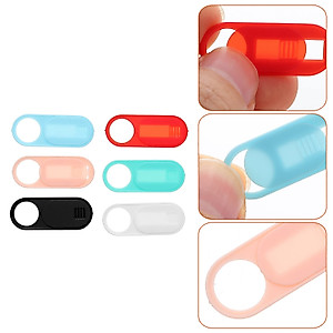 Milisten 6pcs Lens Cover Laptop Cover Slide Webcam Privacy Lens Protector Slide Webcam Cover Shield Cover Webcam Slider Webcam
