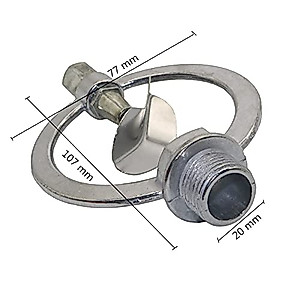 XLBH Irrigation Accessories Zinc Alloy Vortex Sprinkler with 1/2 inch Male Thread Agricultural Tools Greenhouse Garden Mist Cooling Sprayer 1 Pc widely Used